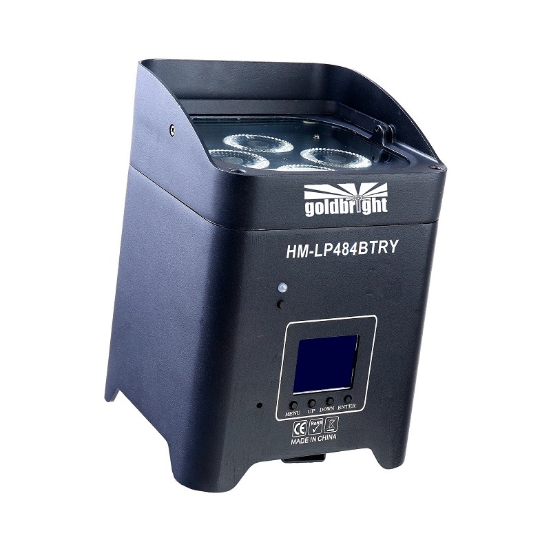 Battery Powered Wireless LED Par Light 6x10Watt RGBAW+UV 6in1 Leds