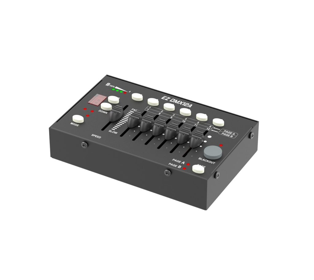 Mini Battery Powered 12ch DMX Controller Dj Equipment DMX Console – hmlite