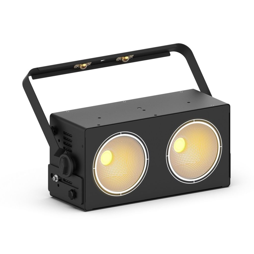 2x100w Warm White COB LED Blinder 2 Eyes Audience Light – hmlite
